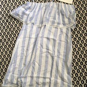 English Factory | Dresses | Nwt English Factory Blue And White Striped ...
